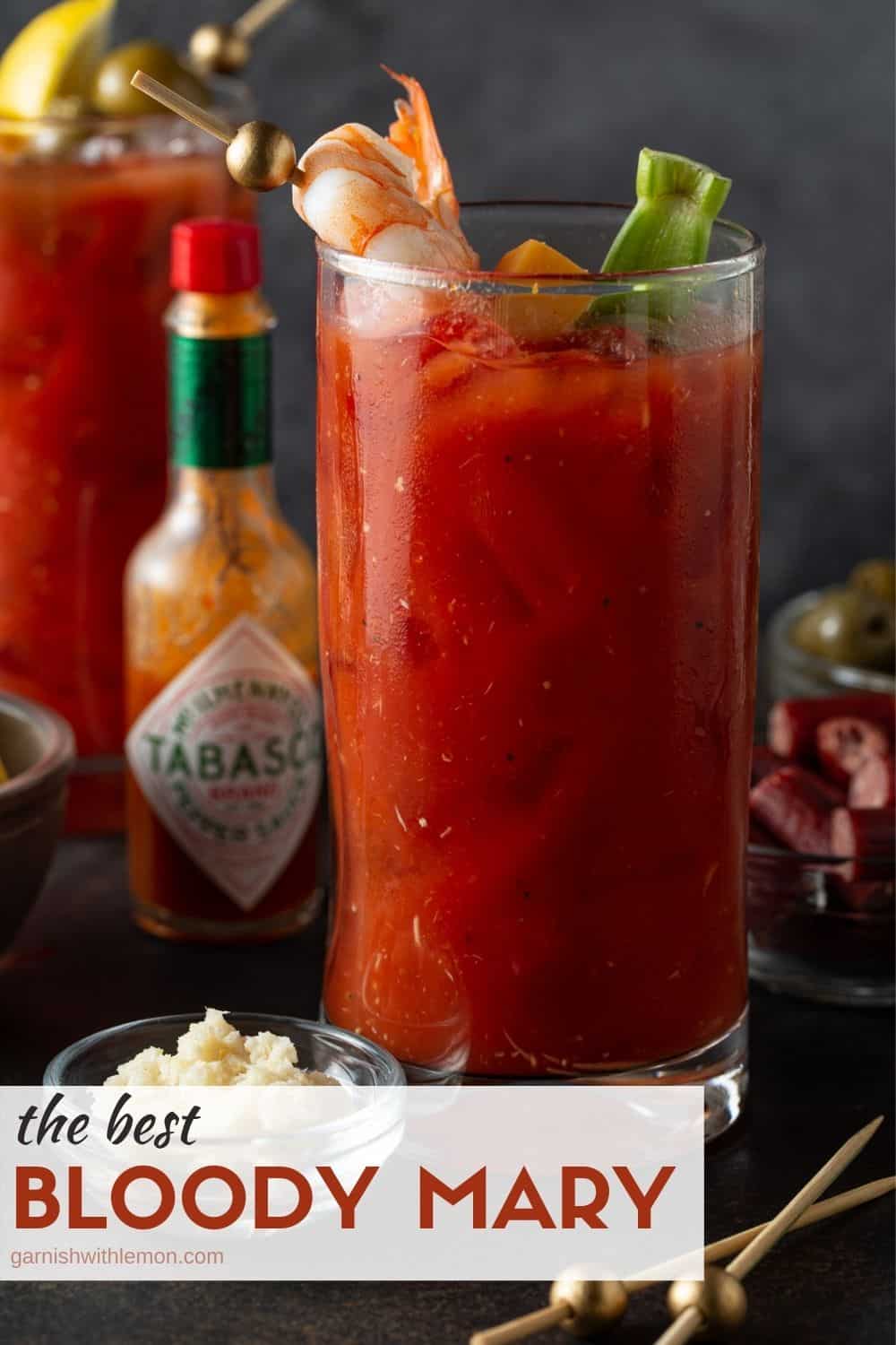 Best Bloody Mary Recipe to Make at Home - Garnish with Lemon