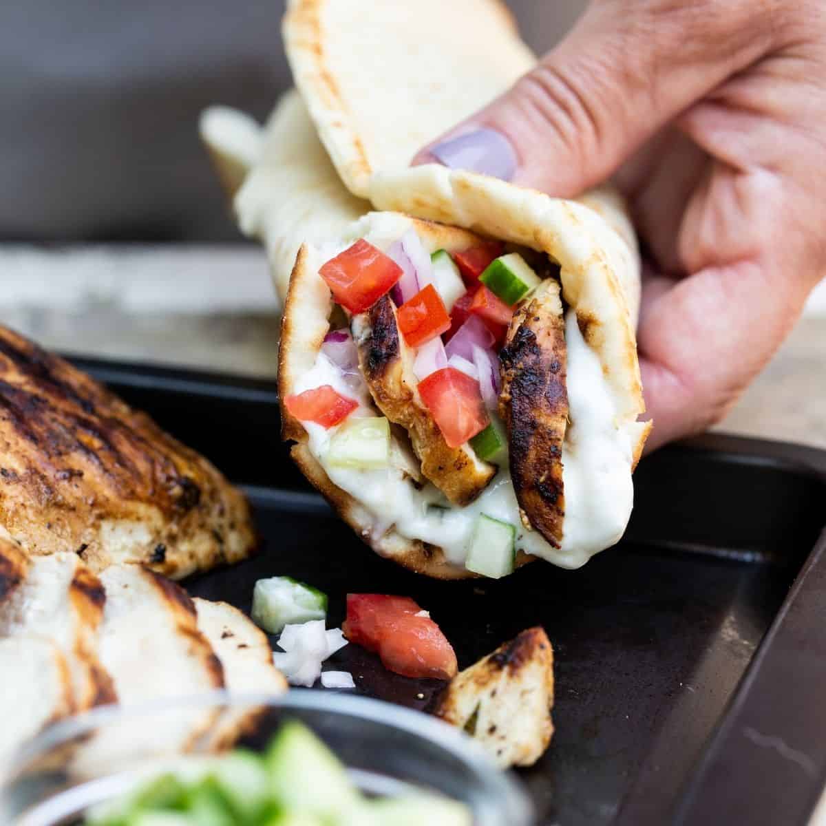 Grilled Whole Chicken recipe (for both Gas & Charcoal Grills) - Garnish ...