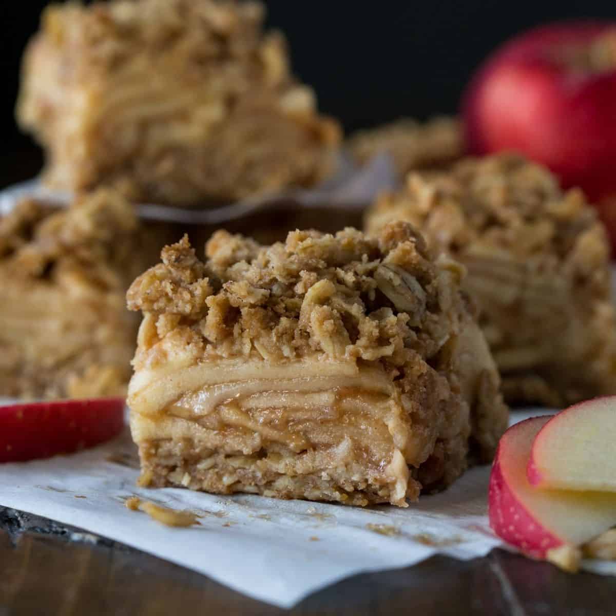 Easy Apple Crisp Bars