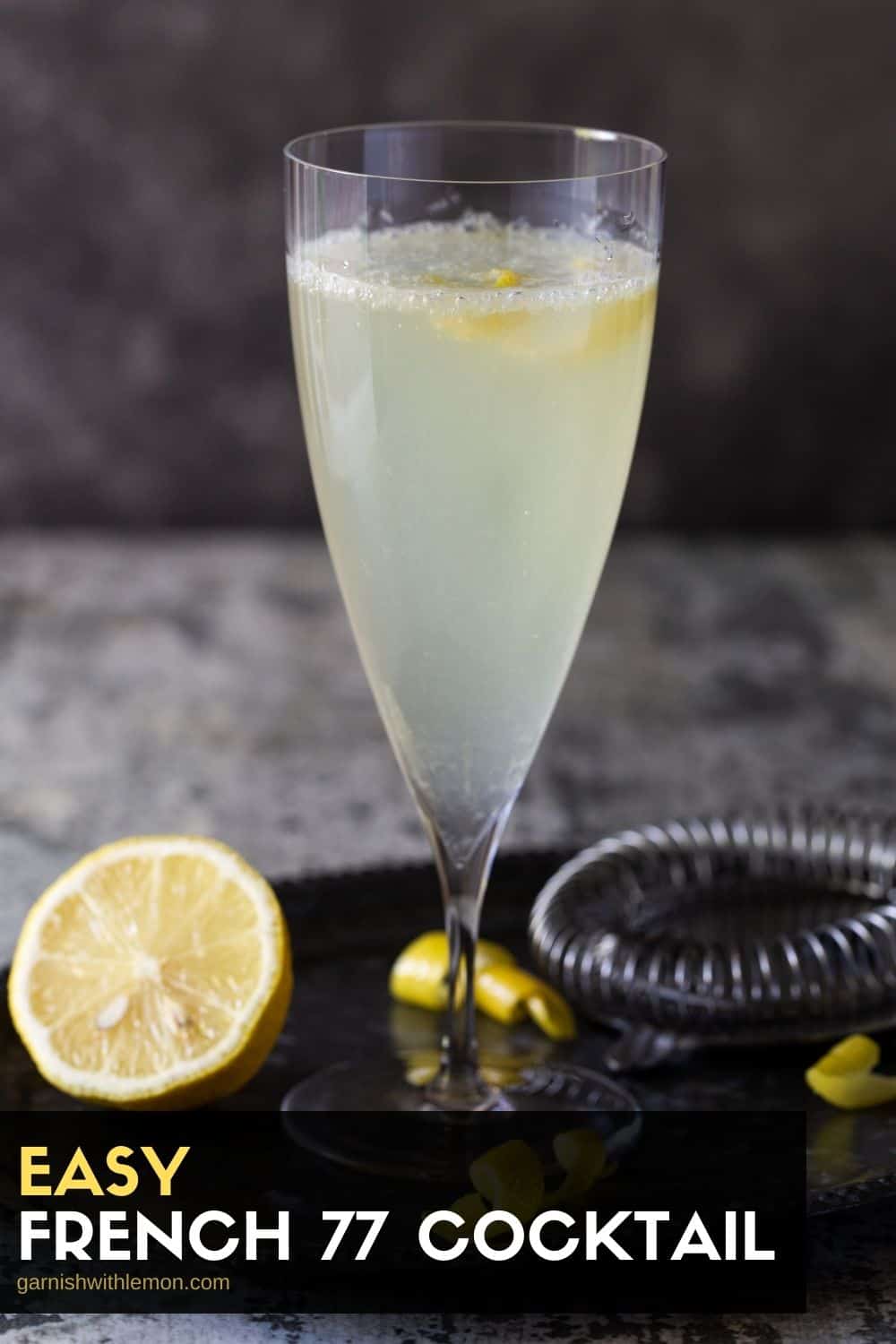 French 77 Recipe - Easy Brunch Cocktail for a Group