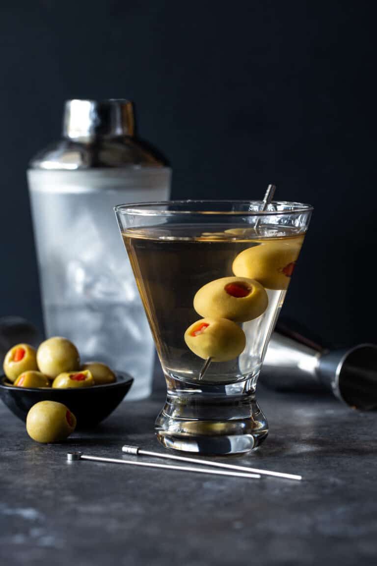 Gin Martini Recipe (Make classic cocktails at home!) - Garnish with Lemon