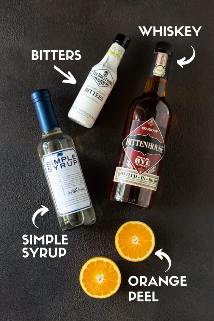 BEST Old Fashioned drink recipe {classic whiskey cocktail} - Garnish ...