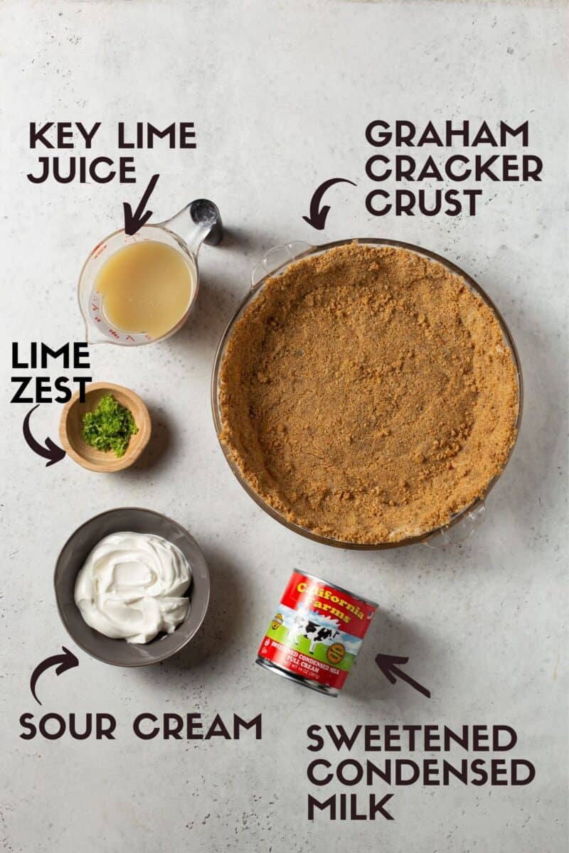 Easy Key Lime Pie Recipe (only 5 ingredients!) - Garnish with Lemon