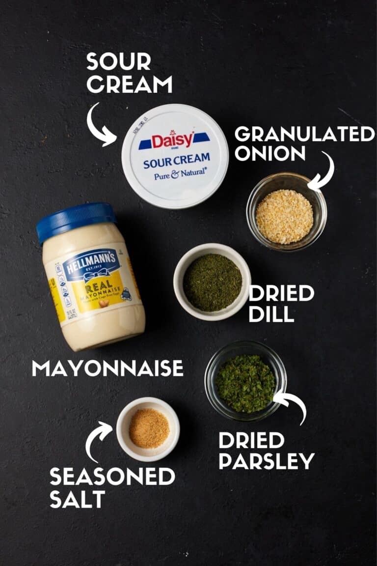 Dill Dip - Garnish with Lemon