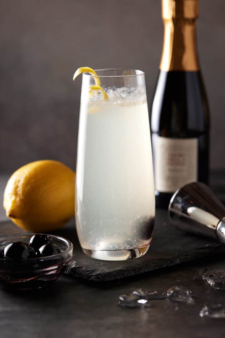 French 76 - Garnish with Lemon