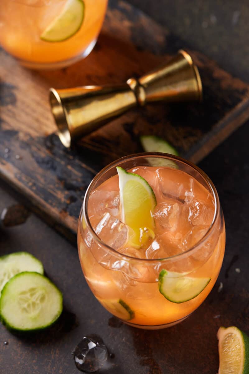 Aperol And Gin Cocktail