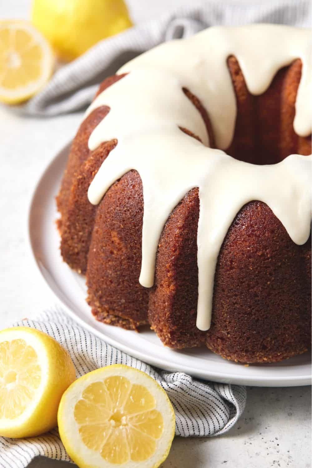 Super Moist Lemon Bundt Cake (with Lemon Glaze & Syrup!)