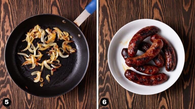 Grilled Brats - Garnish with Lemon