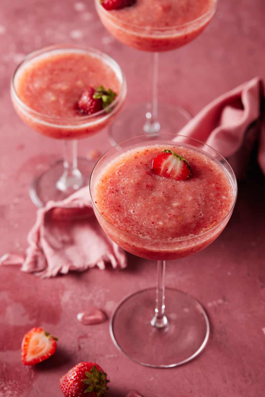 Frozen Rosé - Garnish with Lemon