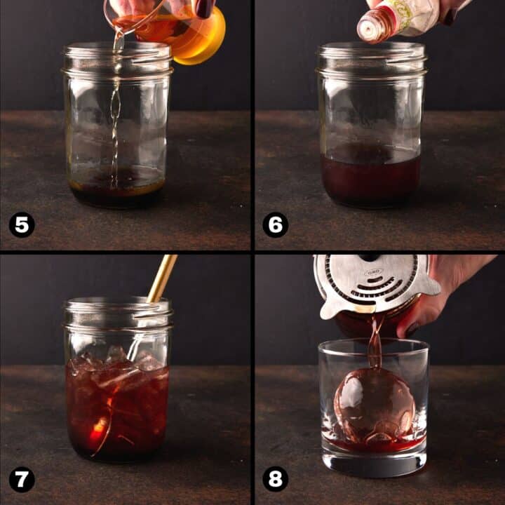 Brandy Old Fashioned - Garnish with Lemon