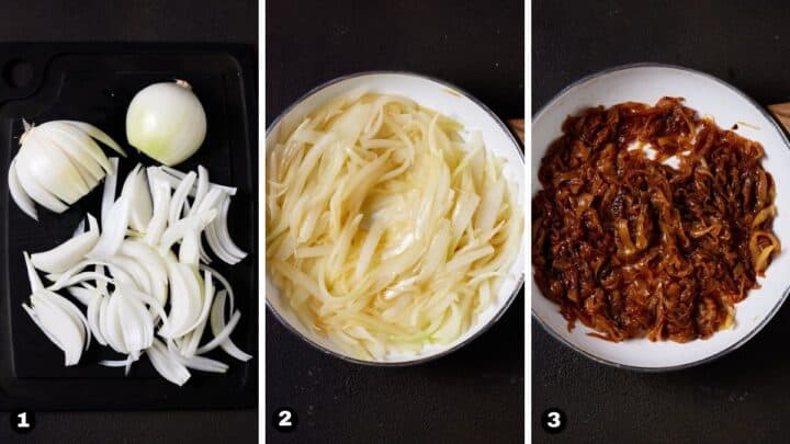 How to Make Caramelized Onions - Garnish with Lemon